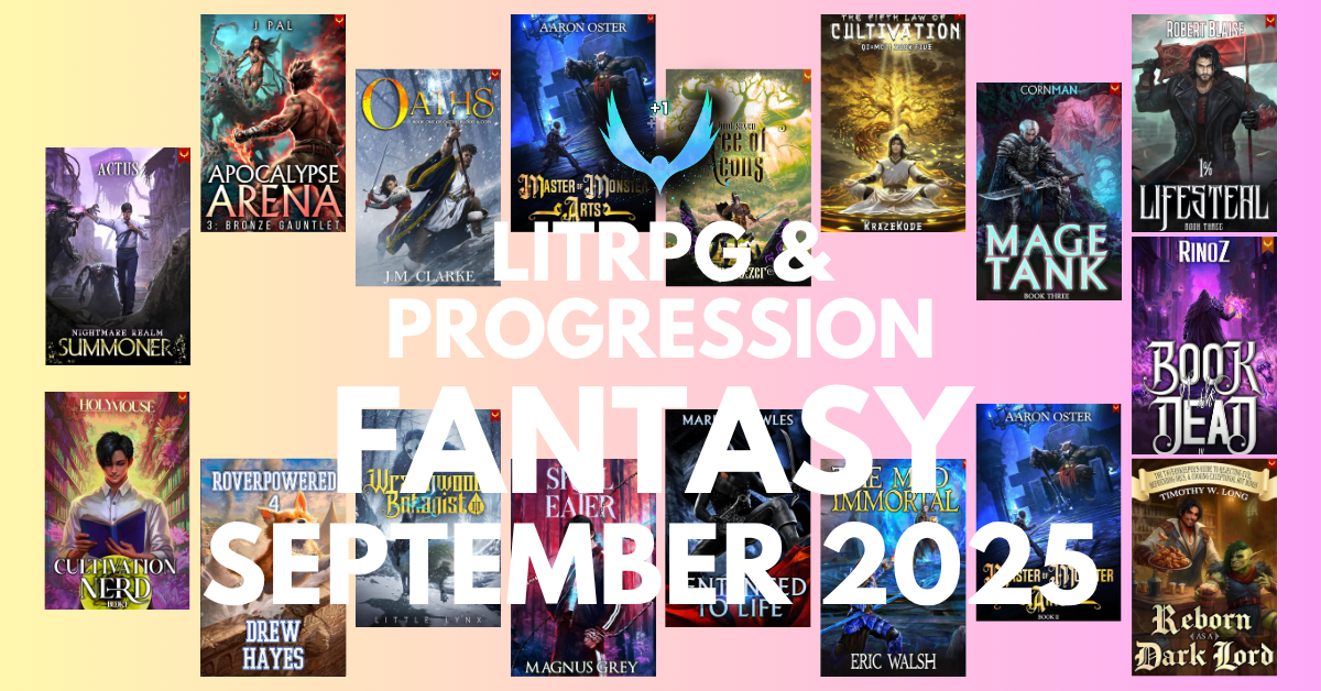 September 2025 LitRPG & Progression Fantasy New Series Releases | Aethon Books